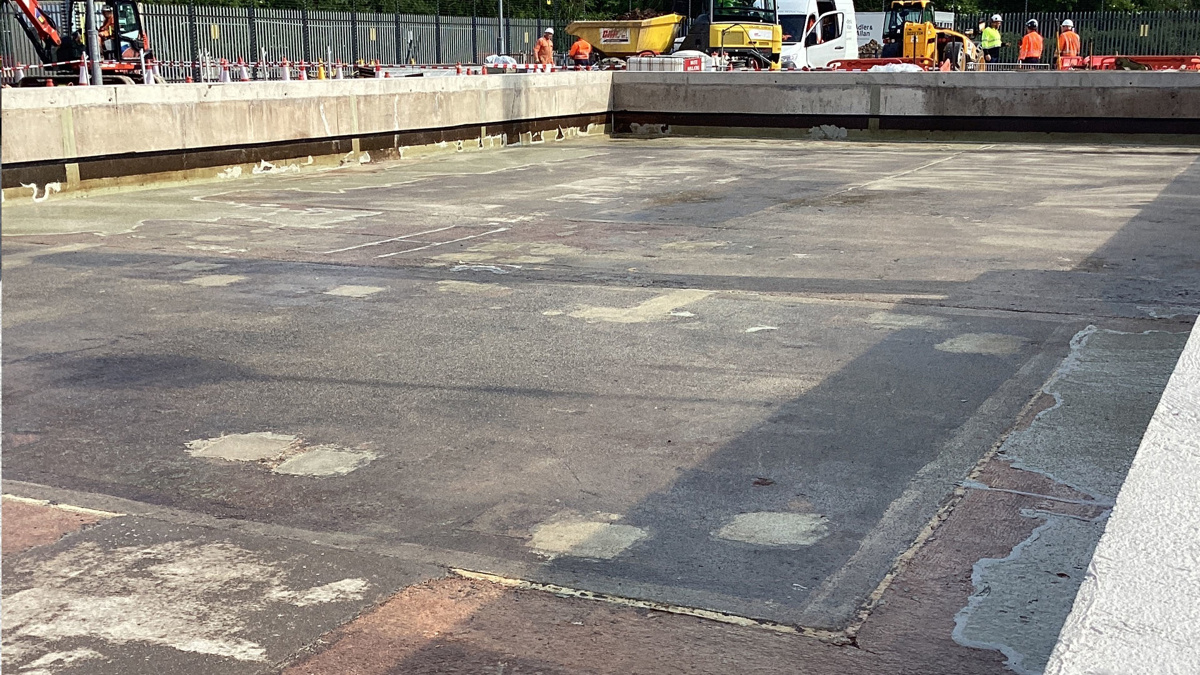 Installing Polyurea Coating for New Transformer Bund Lining System at ...