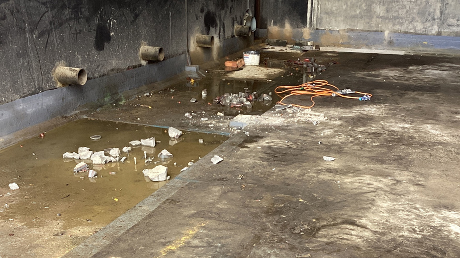 Applying Polyurea Coating to Line a Concrete Bund in Preparation for ...