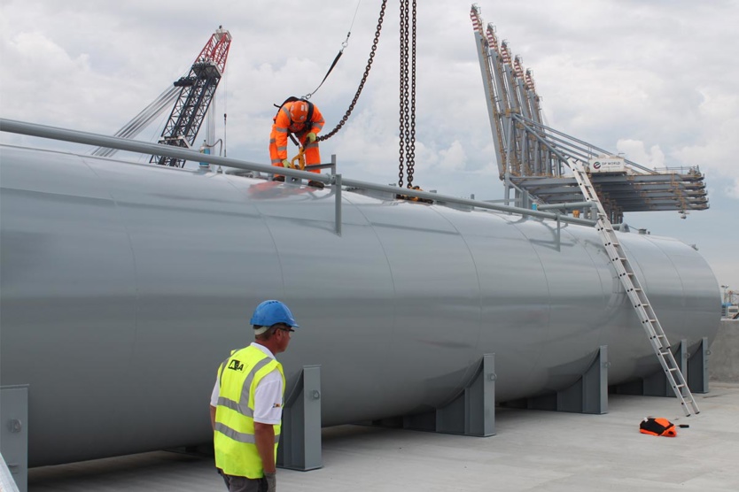 Tank Installation for Storing 200,000 Litres of Fuel | Adler & Allan
